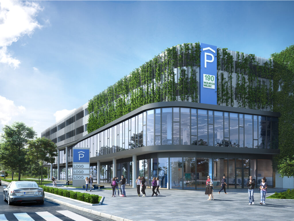 Budynek biurowy z parkingiem Kraków - Antemio Architektura